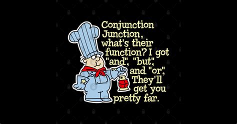 Conjunction Junction Conductor Lyrics Conjuction Junction Sticker