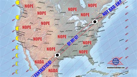 Total Solar Eclipse ‘map Of Nope Meme Is A Must See Before April 8