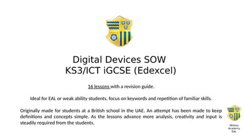 Digital Devices 2 Phones And Tablets Edexcel Ict Igcse Unit 1