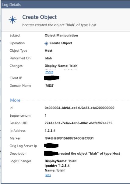 solved basic problem with adding a host in an mds via mgm check