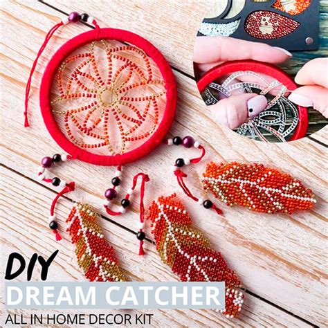 Blog Tutorials And Patterns How To Make A Beaded Dream Catcher Diy Kit Wall Decor Beads