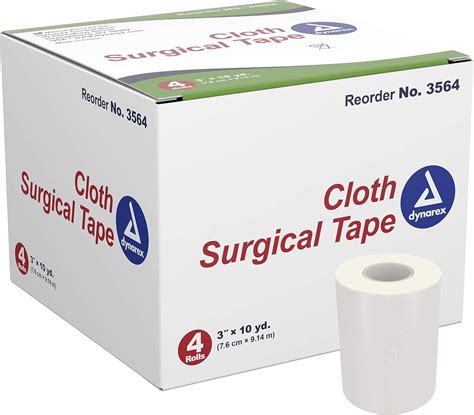 Dynarex Cloth Surgical Tape 3 X 10 Yds 124cs Ebay