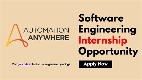 Exciting Opportunity Software Engineering Intern At Automation Anywhere