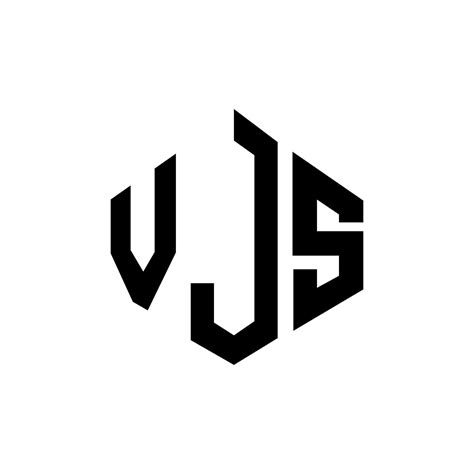 Vjs Letter Logo Design With Polygon Shape Vjs Polygon And Cube Shape Logo Design Vjs Hexagon