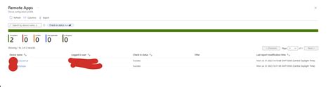 intune configuration profile says successful but setting does not show