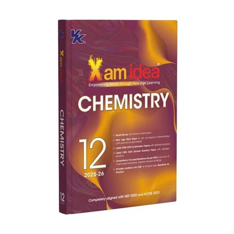 Xam Idea Chemistry Class 12 Cbse Exam Ready Mind Maps Practice