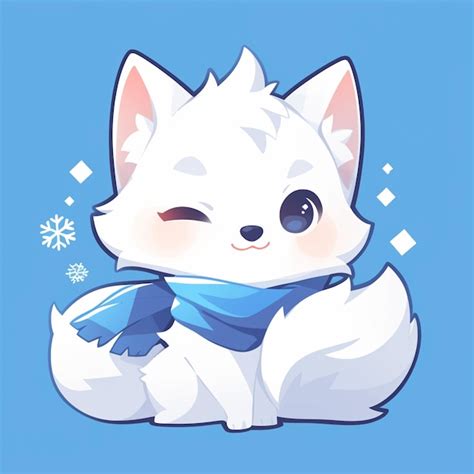 Arctic Fox Kawaii Images Free Download On Freepik