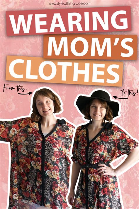 Wearing And Styling My Mums Clothes