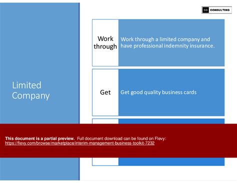 Interim Management Business Toolkit Ppt Slide Deck