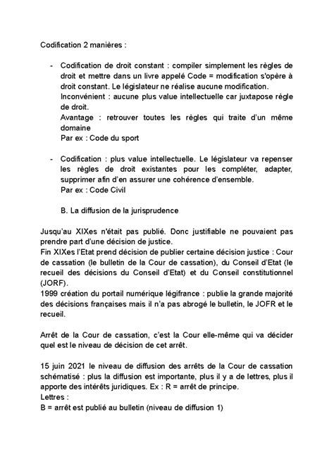 Droit Public Codification Et Jurisprudence Notes De Cours 0210