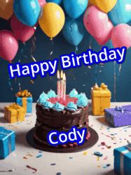 Happy Birthday Cody S