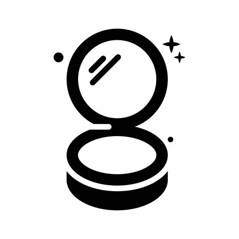 Compact Powder Vector Solid Icon Style Illustration Eps 10 23358126