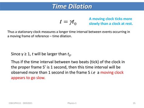 L1718lorentz Transformationlength Contraction And Time Dilationpdf