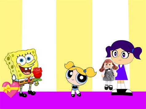 Spongebob Meets The Emi And Bubbles By Jesiahghani On Deviantart