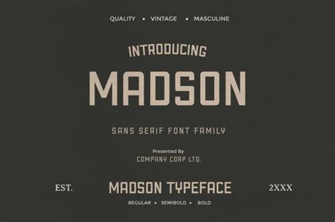 36 Best Masculine Fonts With Real Manly Style Design Work Life