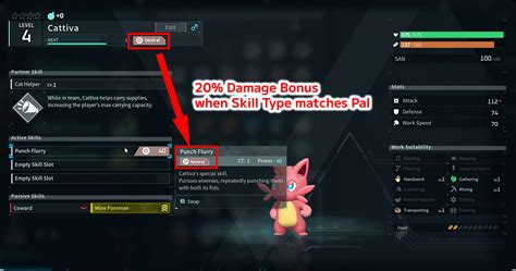 Palworld Type Chart And Element Weakness Gamewith