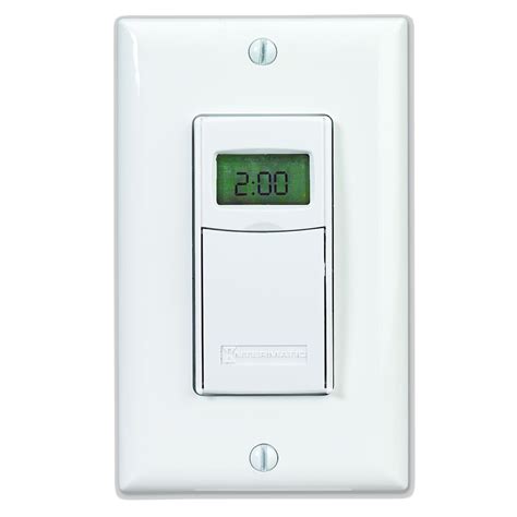 Intermatic 7 Day Indoor In Wall Digital Timer The Home Depot Canada