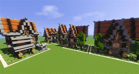 Minecraft Medieval Shop Schematic Minecraft Building Tutoria