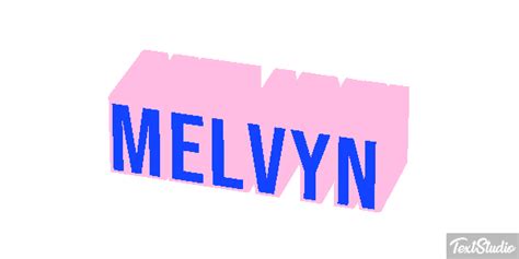 Melvyn Name Animated  Logo Designs