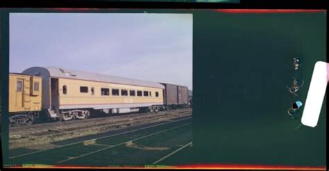 Bandm Boston And Maine Railroad Coach Passenger Car Vintage Color Photo