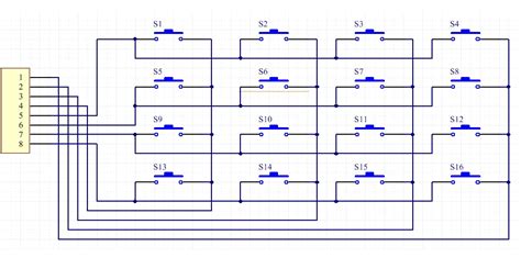 4x4 Tact Switch Keyboard Module