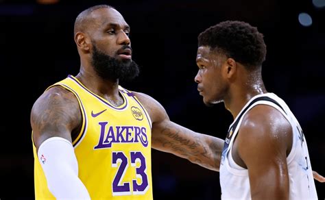 Anthony Edwards Makes Something Clear About Lebron James After Lakers Loss In Game 3 Bolavip Us