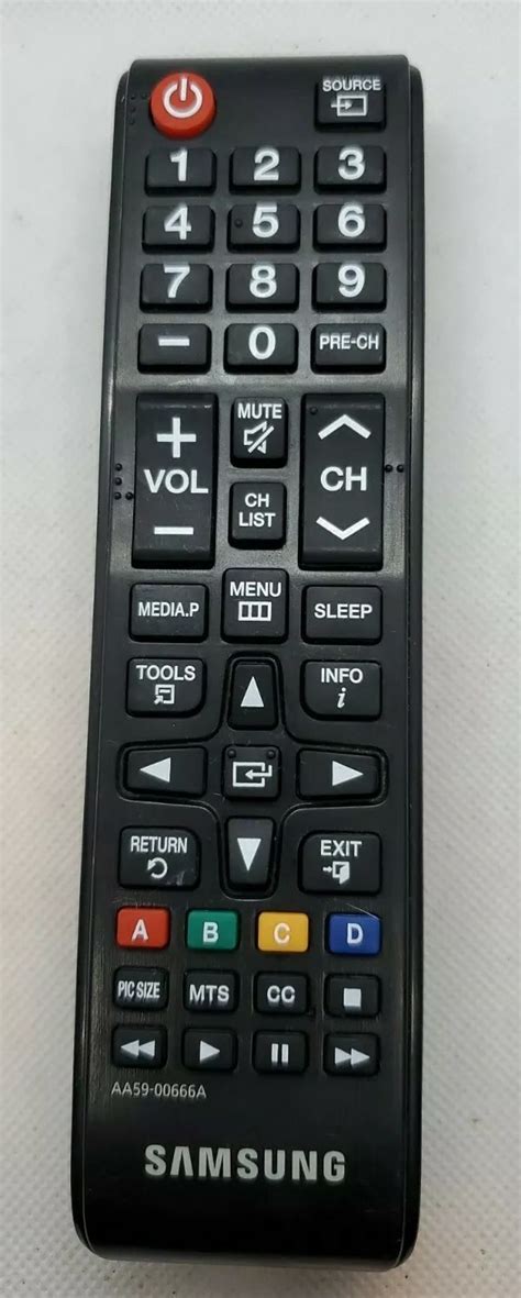 Genuine Samsung Aa59 00666a Tv Remote Control Ebay