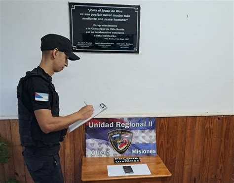 Policías de Villa Bonita recuperaron un celular robado por un menor de 11 años MisionesOnline