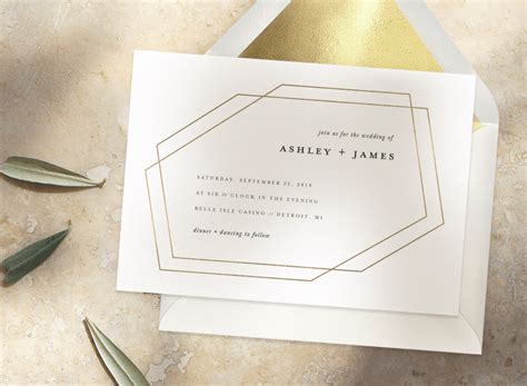 Simple Wedding Invitations That Will Make You A Minimalist Stationers