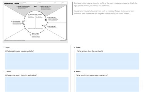 Empathy Map Template Understand Users And Improve Ux Design Buildinai