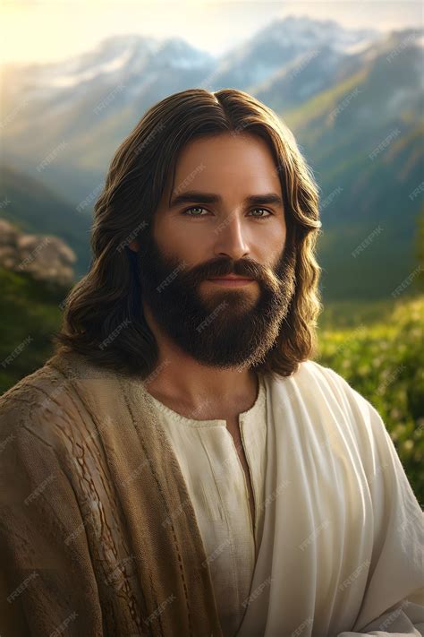 Jesus Christ Central Figure Of Christian Theology Divine Savior And