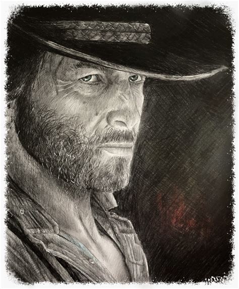 Rdr2 Arthur Morgan My Drawing Reddeadredemption