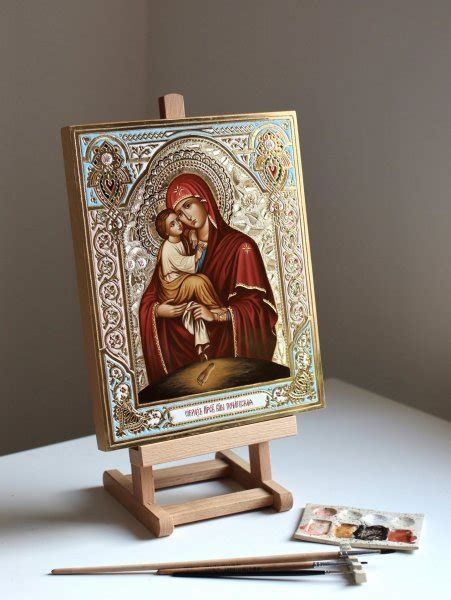 Pochaiv Icon Of The Mother Of God Digital Art Anastasiya Bovchalyuk