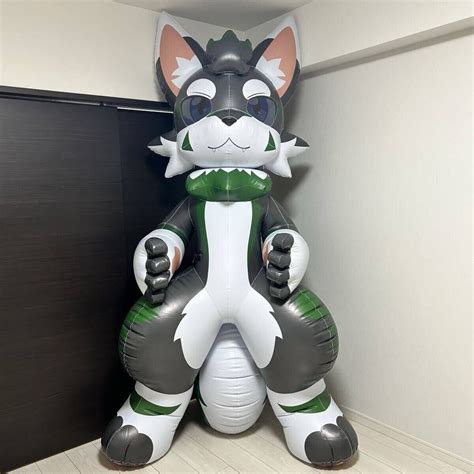 ケモノ 着ぐるみ フロート ダブルレイヤード アトラク 狼 浮き輪 コスプレ 日本代购买对网
