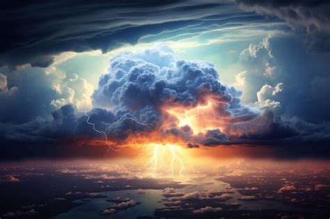 Premium Ai Image Clouds Hd Wallpaper