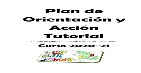 Pdf Plan De Orientación Y Acción Tutorialacciontutorialsanjorge20