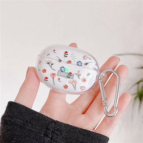 Cute Earphone Case For Lenovo Lp5 Wireless Bluetooth Earbuds Case Soft