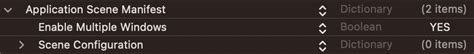 Xcode Infoplist Contained No Uiscene Configuration Dictionary Looking For Configuration