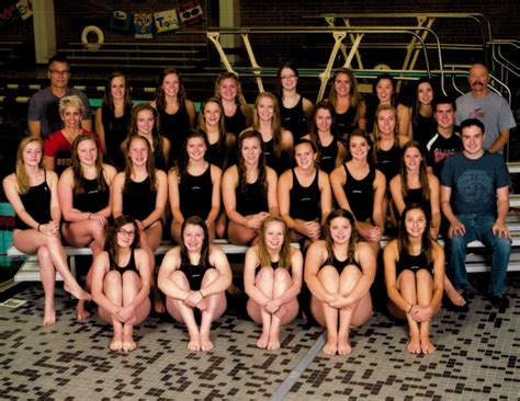 Girls Swim Team Portraits Girls Swim Team Ready For Fhsaa District