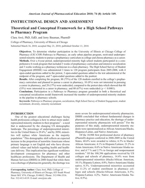 Pdf Theoretical And Conceptual Framework For A High School Pathways