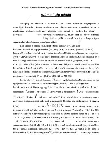 Szamologep Nelkul Pdf