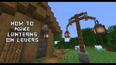 How To Make Levers In Minecraft
