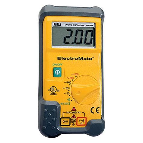 Uei Dm200 Digital Multimeter Manual Range