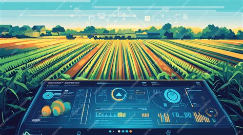 An Illustration Of A Precision Agriculture System That Uses Iot Sensors