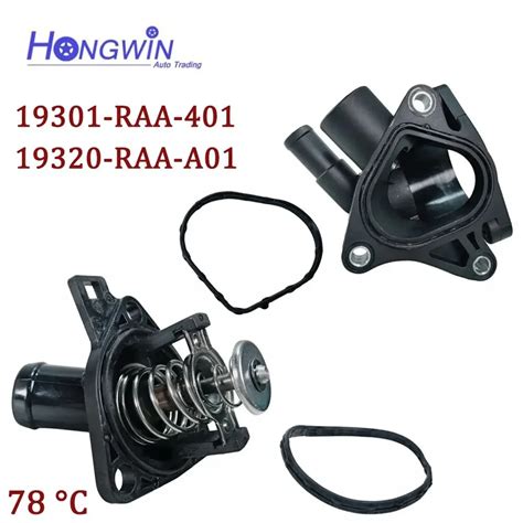 Thermostat Assembly Housing Gasket For Honda Accord Cl7 Civic Cr V