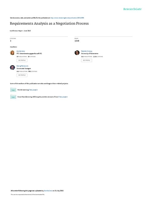 Bca Paper 1 Pdf Negotiation Information