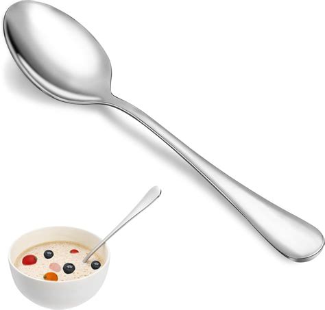 Dinner Spoon Set16 Pcs 73 Tablespoonspremium Food Grade 1810