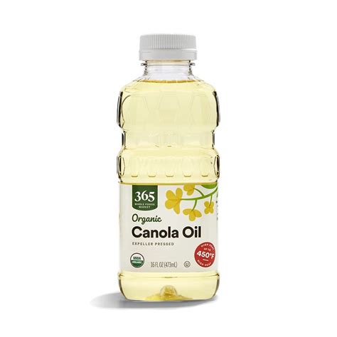 365 By Whole Foods Market Organic Canola Cooking Oil 16 Fl Oz