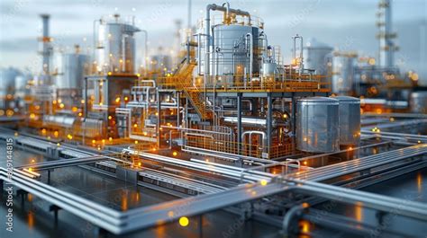 Double Exposure Of Chemical Process Flow Diagrams With Real Plant