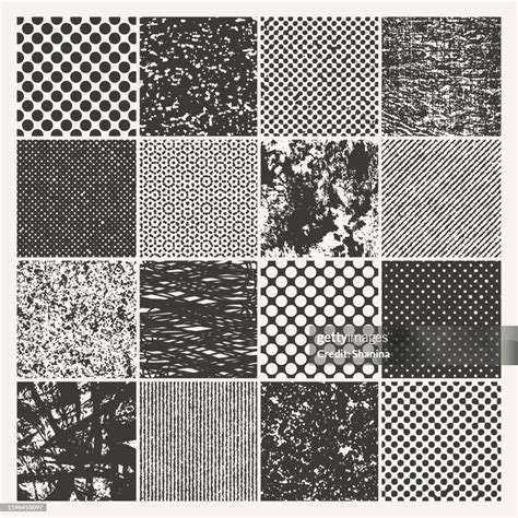 Combo Marks And Patterns Grid Background High Res Vector Graphic